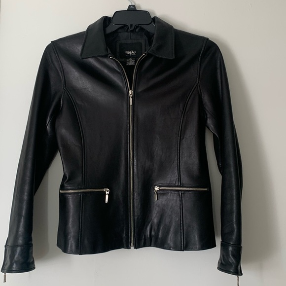 Mossimo Supply Co. | Jackets & Coats | Vintage Mossimo Genuine Leather ...
